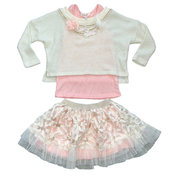 Sara Sara | Matching Sets | 24m Baby Sara Sara Hannah Banana Girls 3pc ...